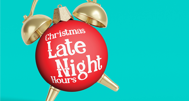 Christmas Late Night Hours – Westgate Shopping Centre